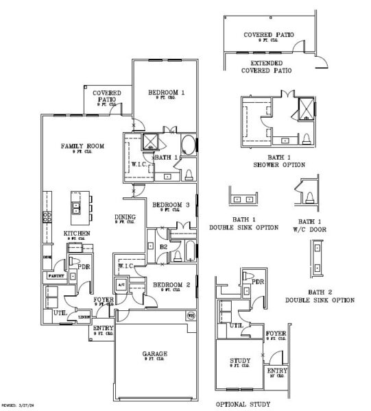 Floor Plans | Pearl | Corpus Christi Home Builder | Hogan Homes